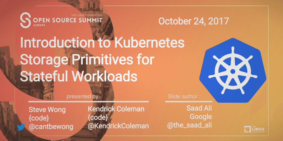 Kubernetes Storage Primitives For Stateful Workloads Adaltas